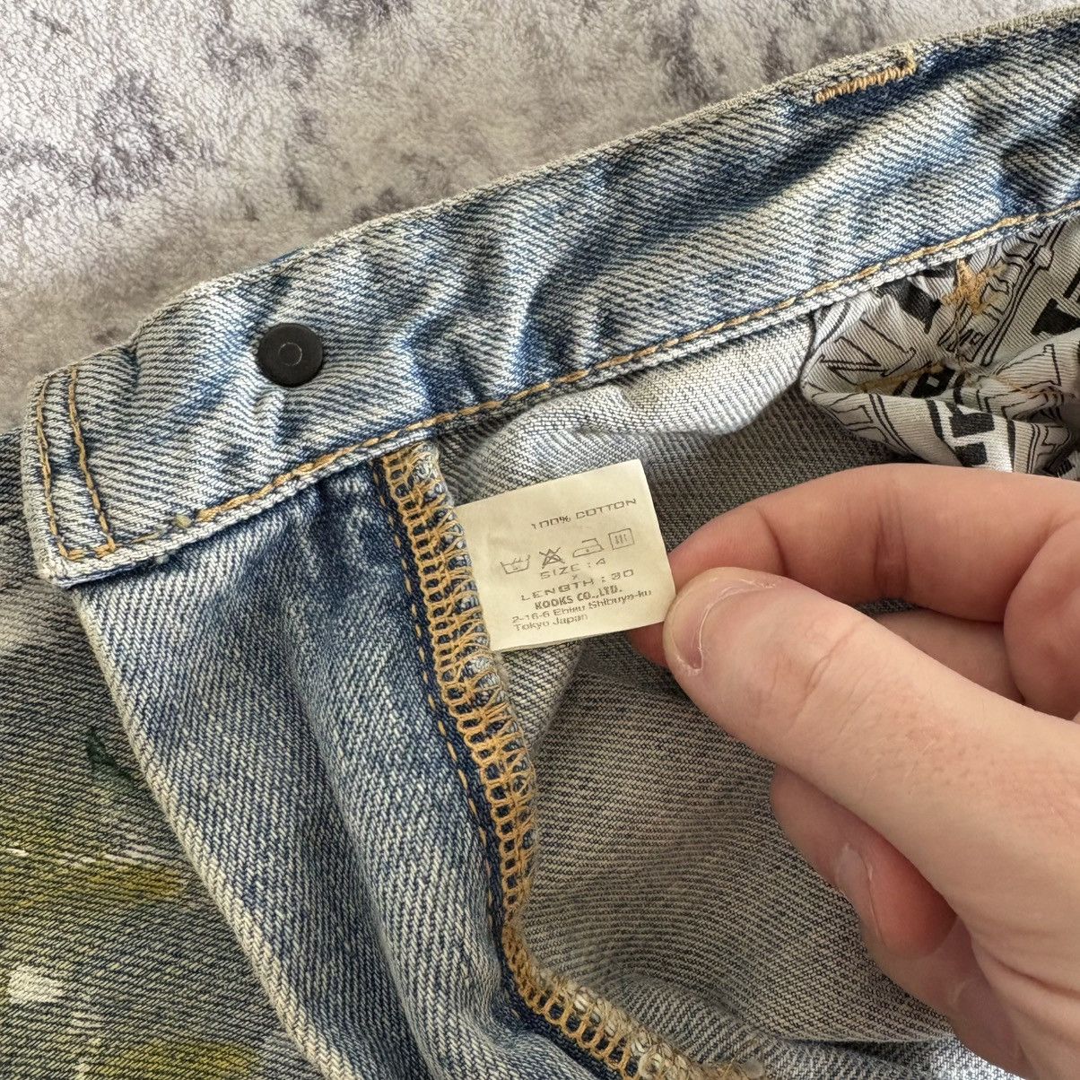 Number (N)ine Number Nine SS06 Welcome to the Shadow Paint Splatter ...