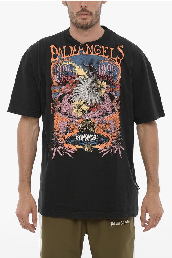 Palm Angels Printed PALM CONCERT Crew-neck T-Shirt | Grailed