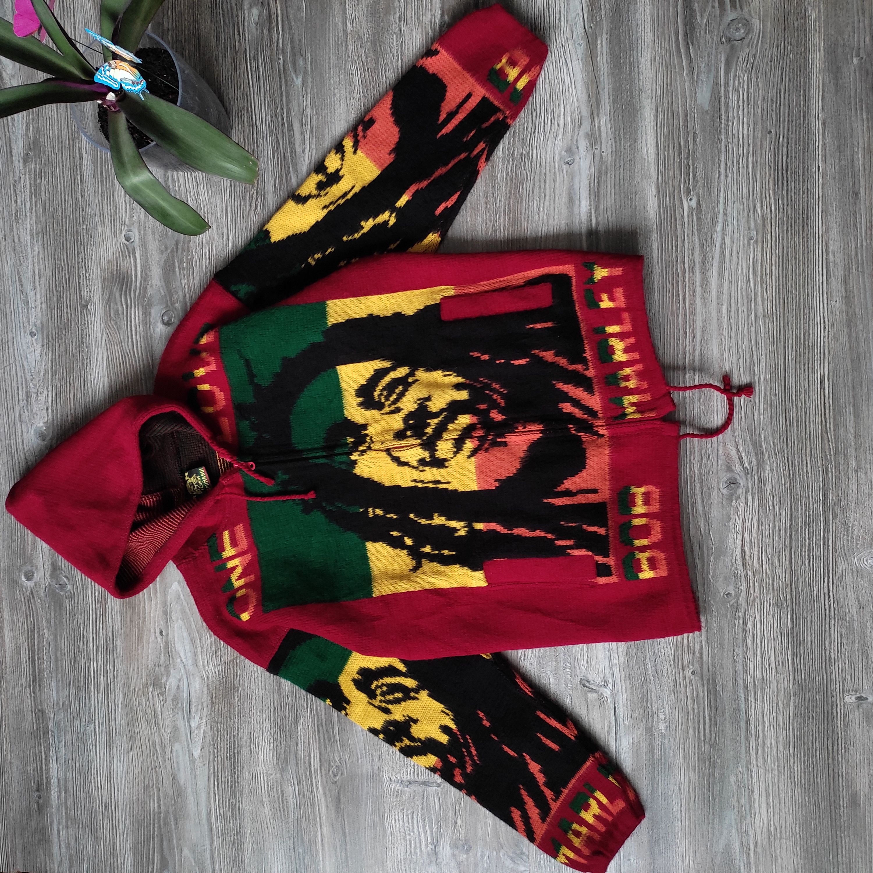 Vintage Vintage Bob Marley hoodie one love Avant Garde Y2k | Grailed