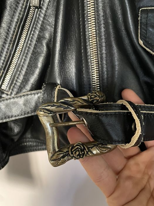 Enfants Riches Deprimes ERD Rose belt biker leather jacket | Grailed