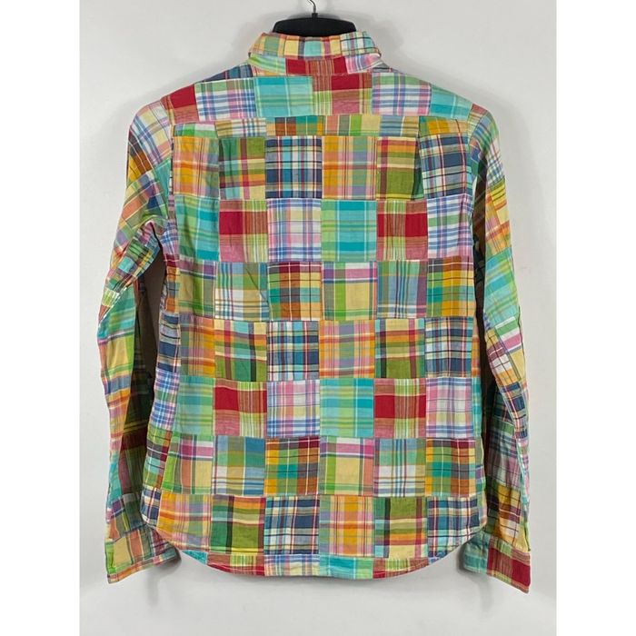 Bape Bape A Bathing Ape Patchwork Button Down Long Sleeve Shirt M | Grailed