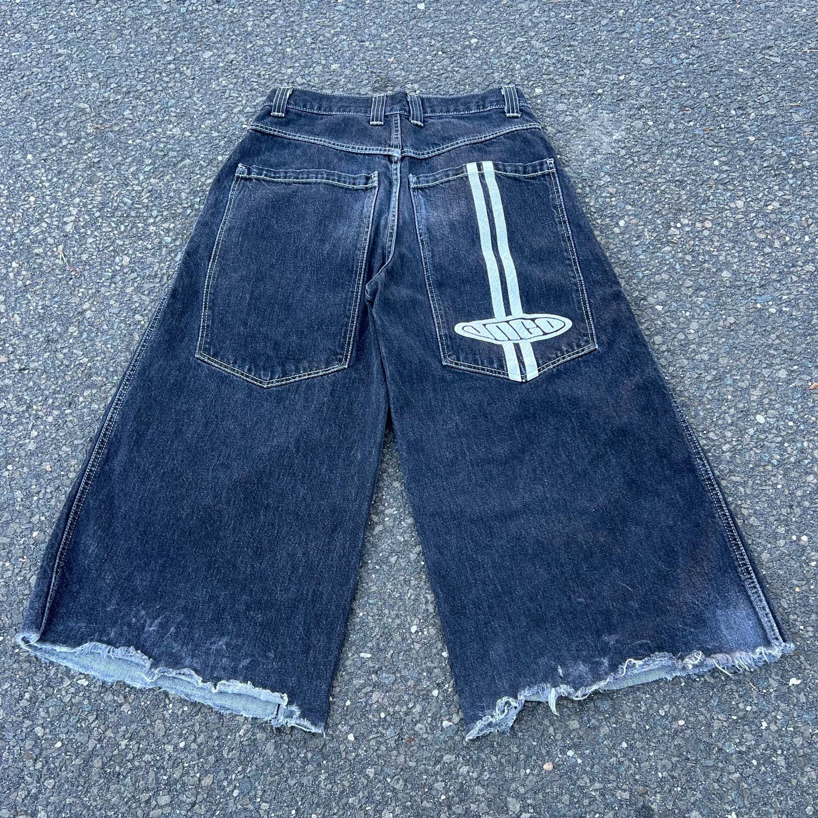 Vintage Vintage jnco wide load black baggy denim jeans pants | Grailed