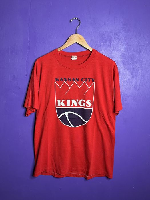Vintage Vintage 70s Logo 7 Kansas City kings logo t-shirt | Grailed