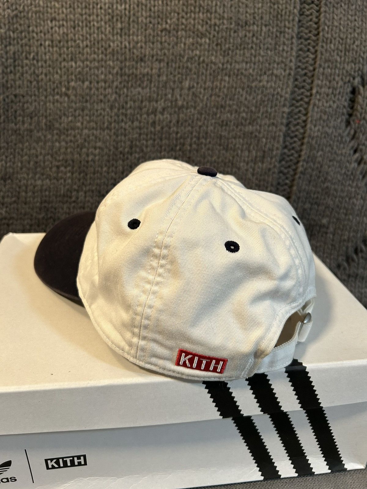 Kith Kith Box Logo Dad Hat Olympics White Adjustable | Grailed