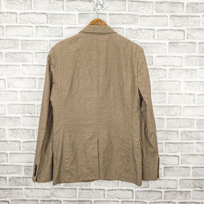 Apolis APOLIS Global Citizen Washed Linen Blazer Jacket Beige | Grailed