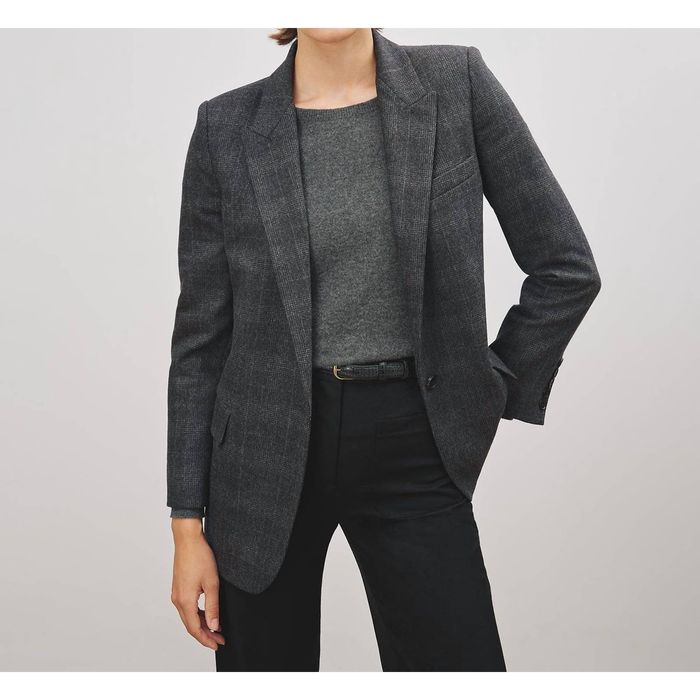 Nili Lotan NILI LOTAN Diane Blazer In Charcoal Plaid | Grailed Nili Lotan NILI LOTAN Diane Blazer In Charcoal Plaid | Grailed