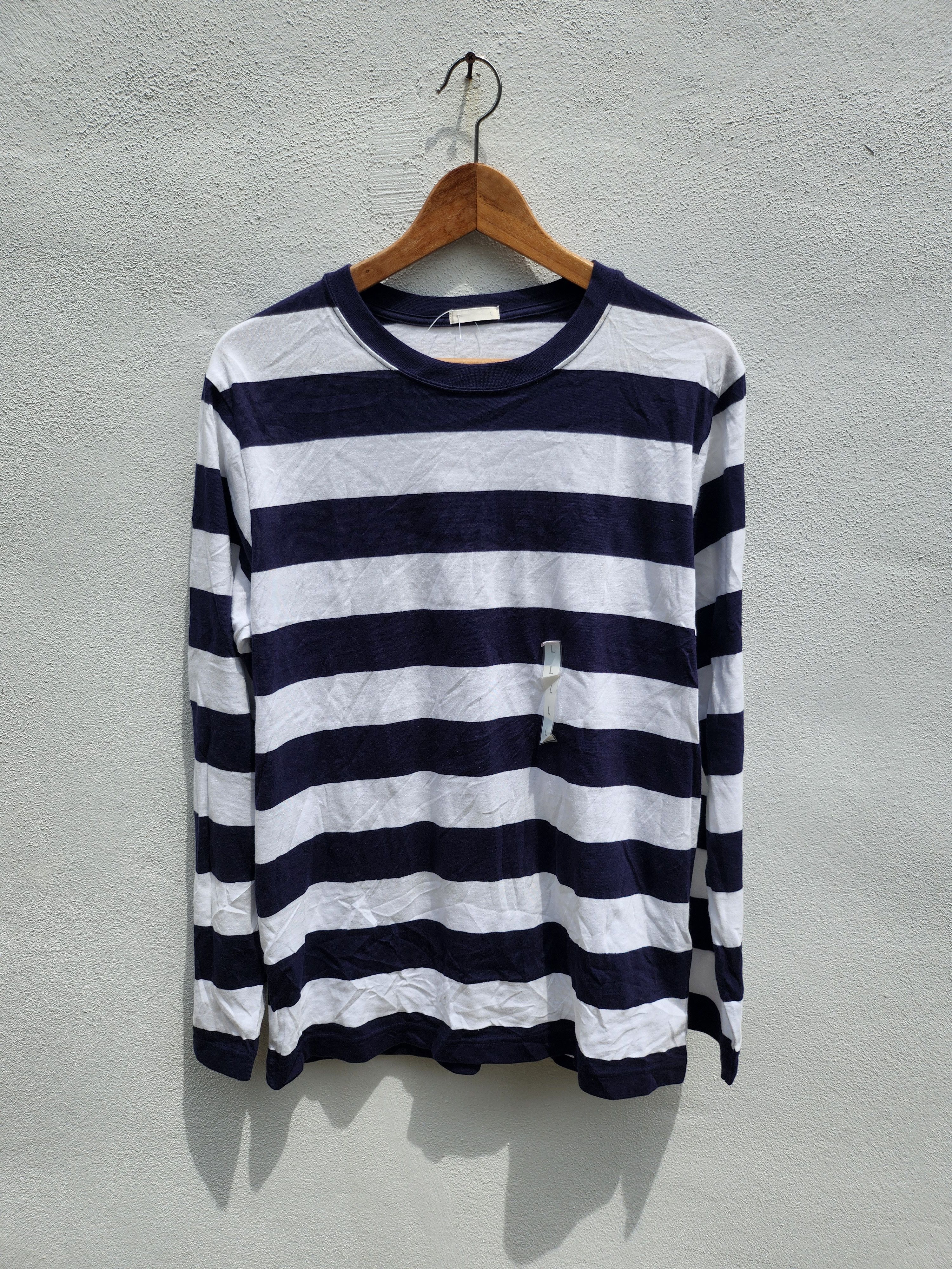 Japanese Brand 💥GU Striped Grunge Kurt Cobain Style Tee | Grailed