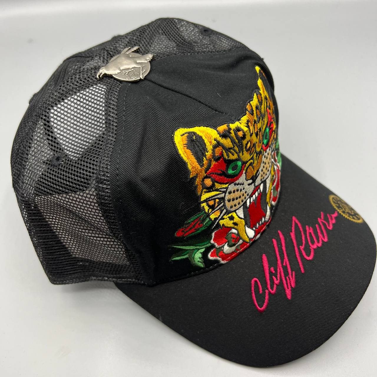 Ed Hardy Vintage Cliff Raven Hat Japanese tattoo Snap back Trucker ...