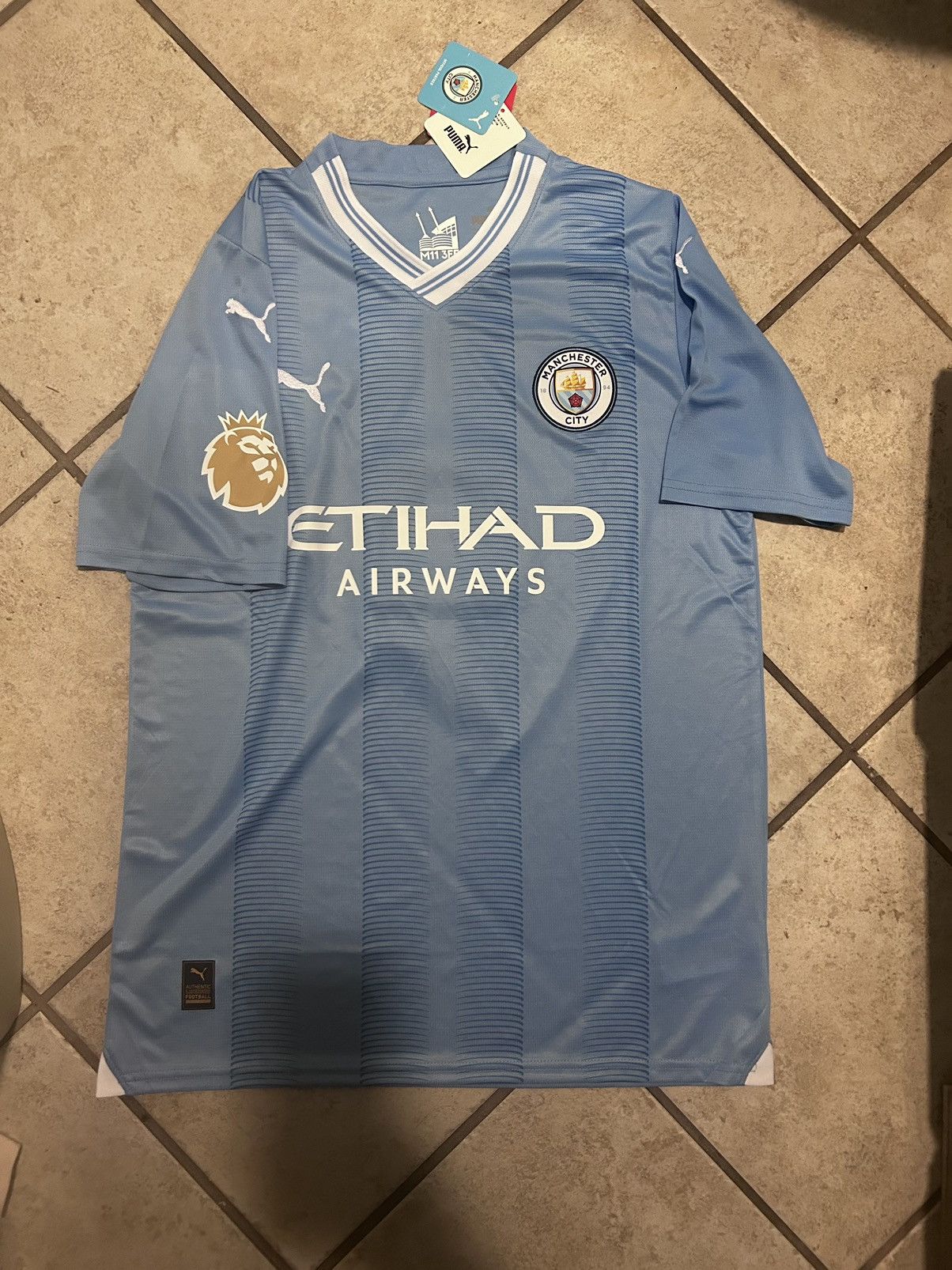 Adidas erling haaland man city "9" 23/24 Kit | Grailed
