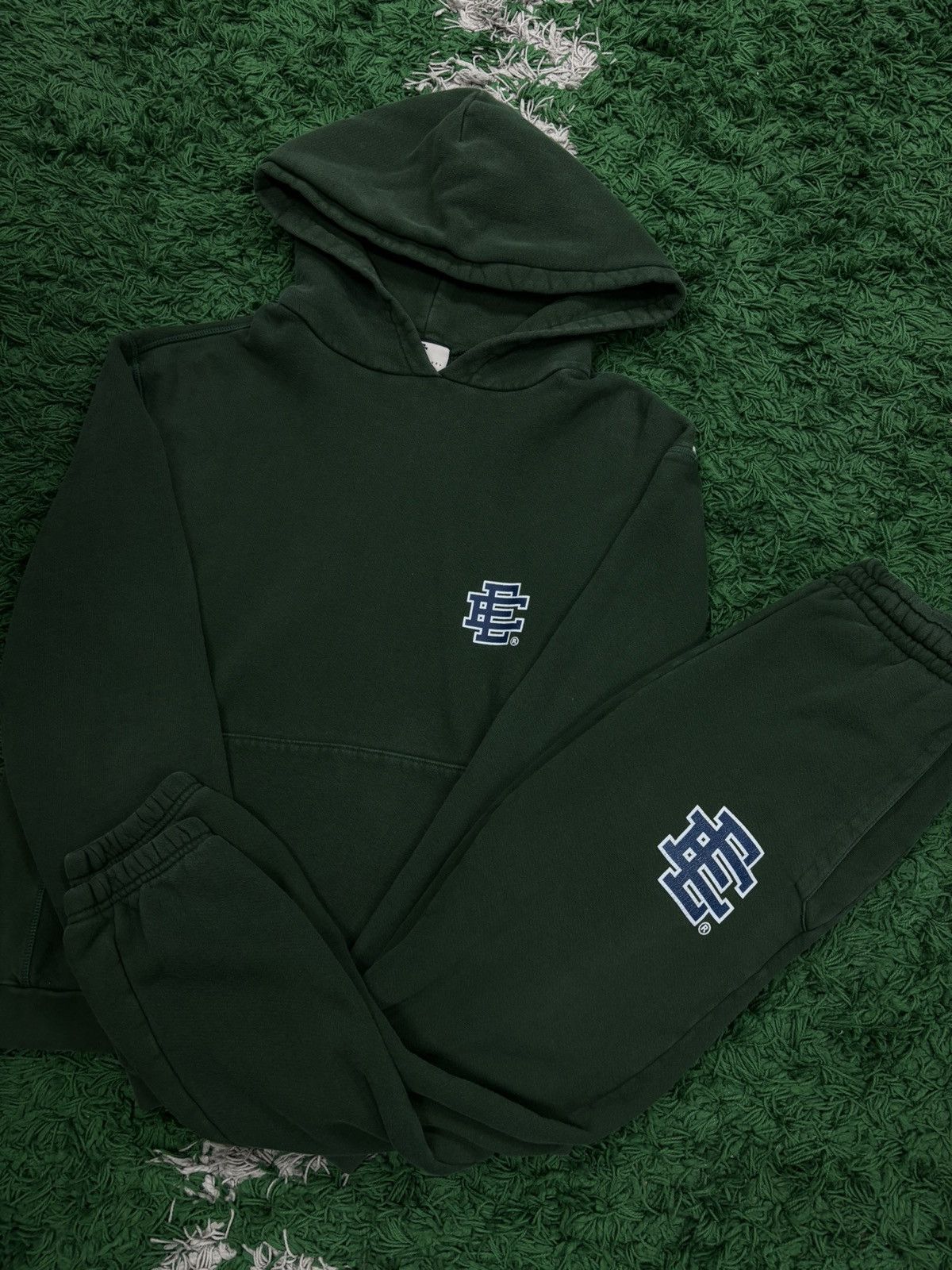 Eric Emanuel Eric Emanuel green sweatsuit small | Grailed
