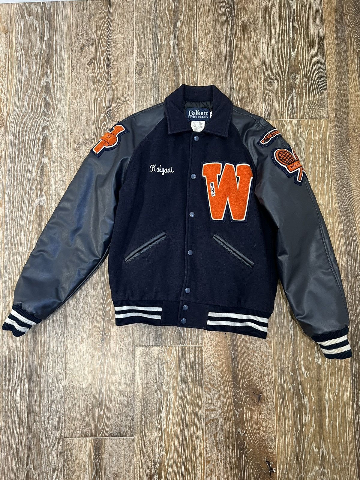 Vintage 2011 balfour leather varsity jacket | Grailed