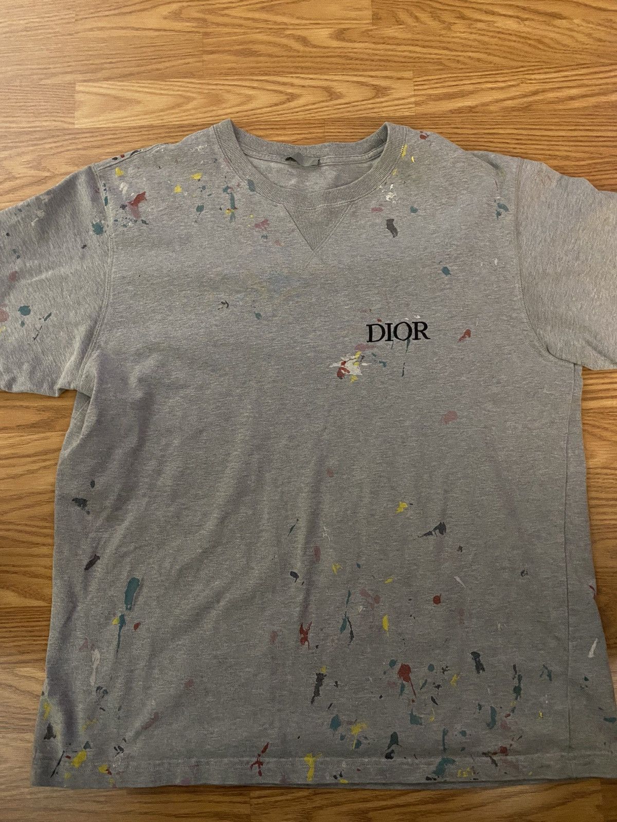 Dior Dior paint tee | Grailed