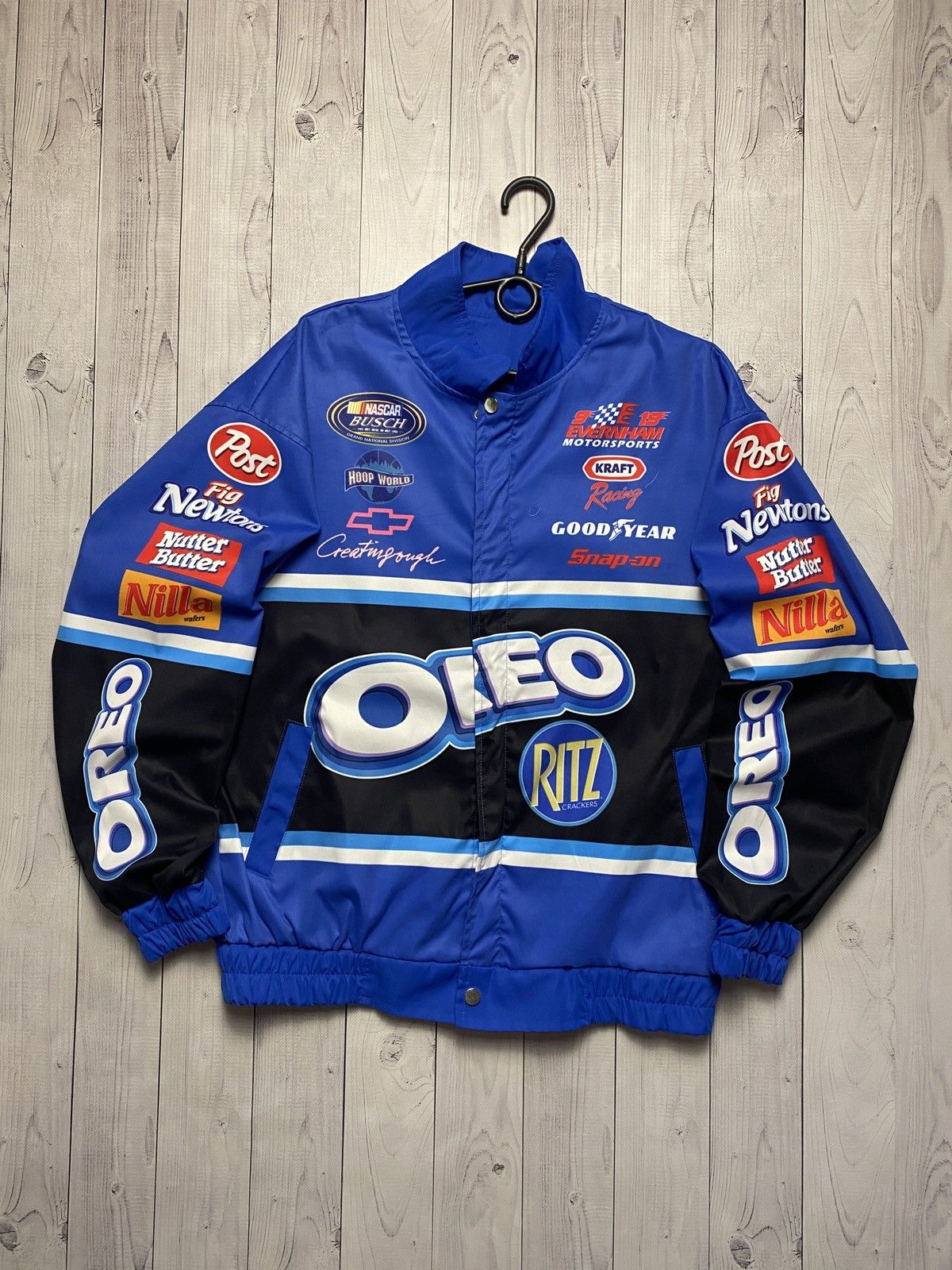 NASCAR × Racing × Vintage NASCAR jacket shirt Oreo Chevrolet motorsport ...