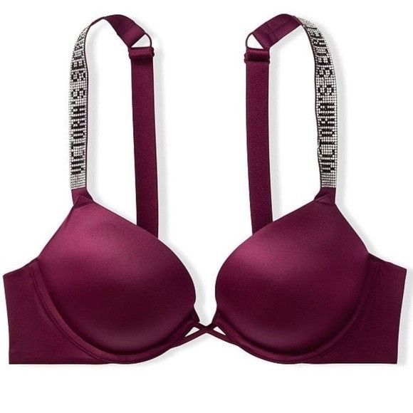 Victoria's Secret Victoria’s Secret Rhinestone Very Sexy Push Up Bra ...