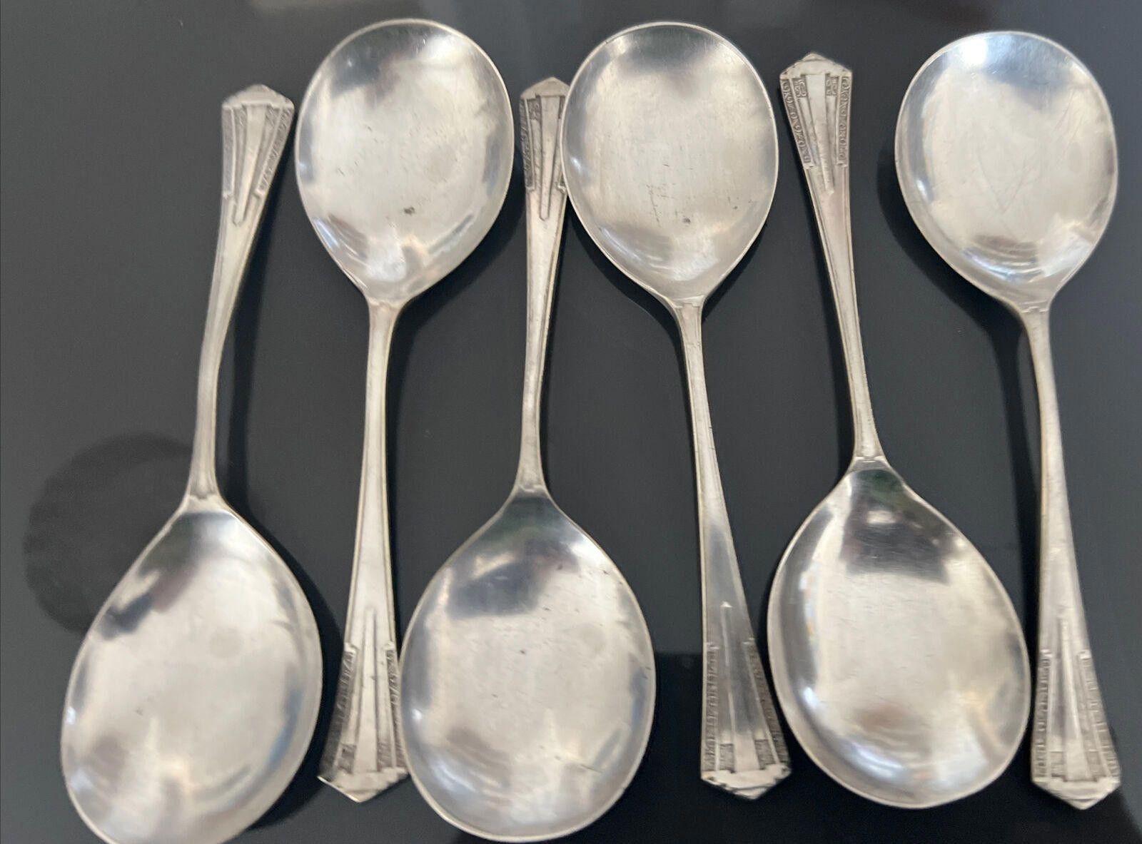 Designer Vintage Victorian Silver Spoons X 6 Art Deco Design | Grailed