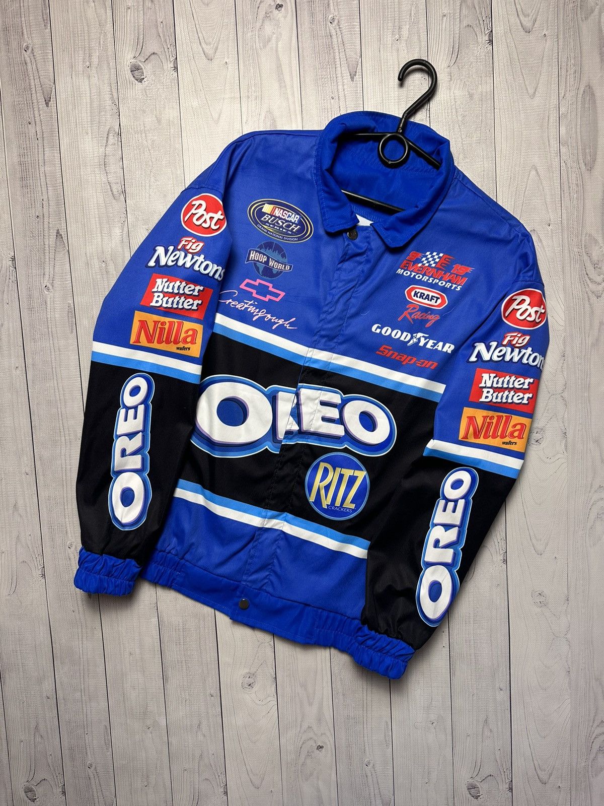 NASCAR × Racing Vintage NASCAR racing jacket Oreo Formula 1 rare size ...