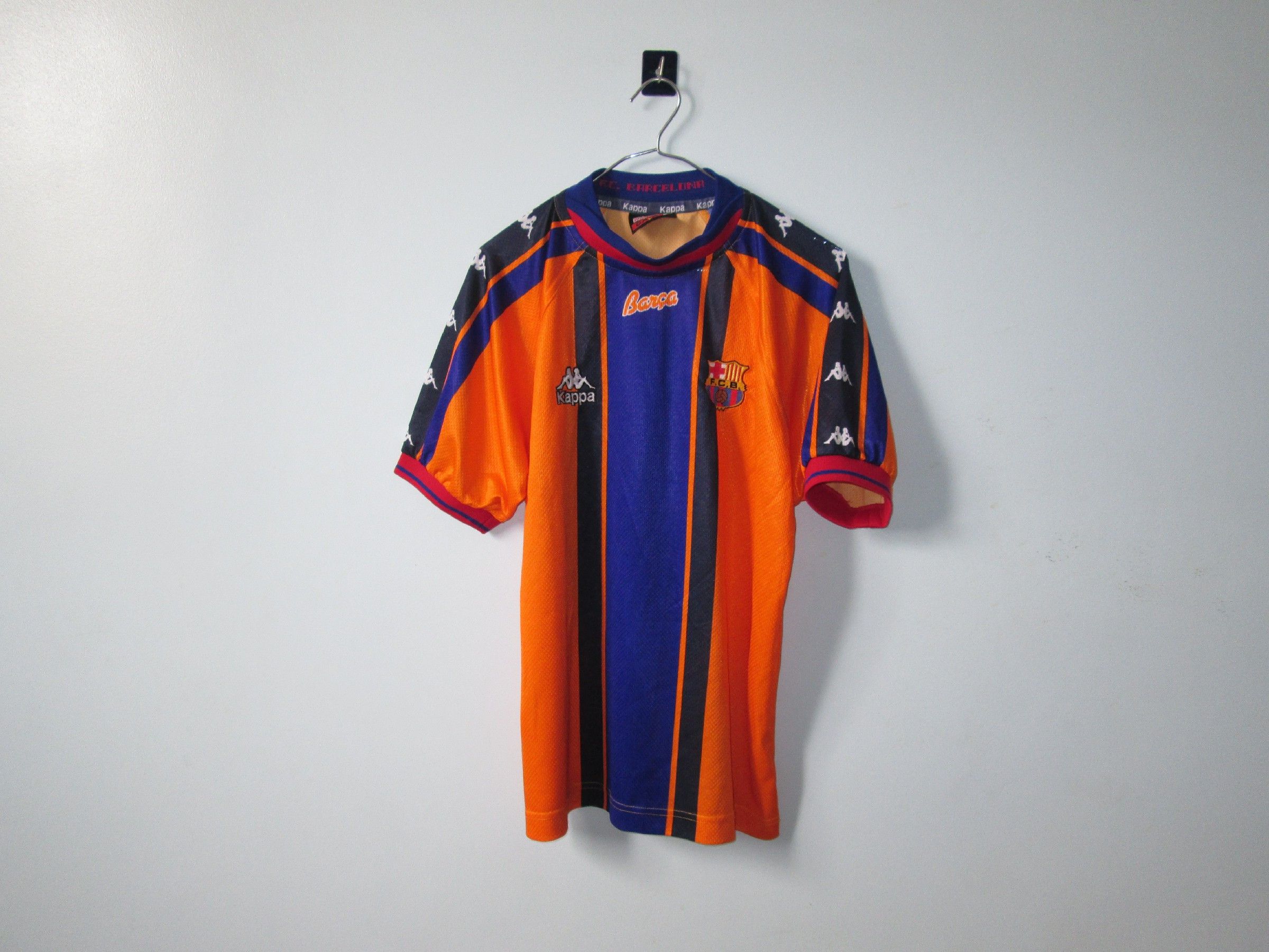 Kappa FCB BARCELONA SPAIN 1997 1998 AWAY SHIRT JERSEY | Grailed