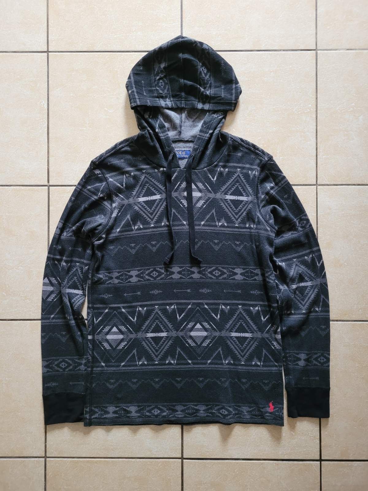 Polo Ralph Lauren Polo Ralph Lauren Aztec Navajo Waffle pullover hoodie | Grailed