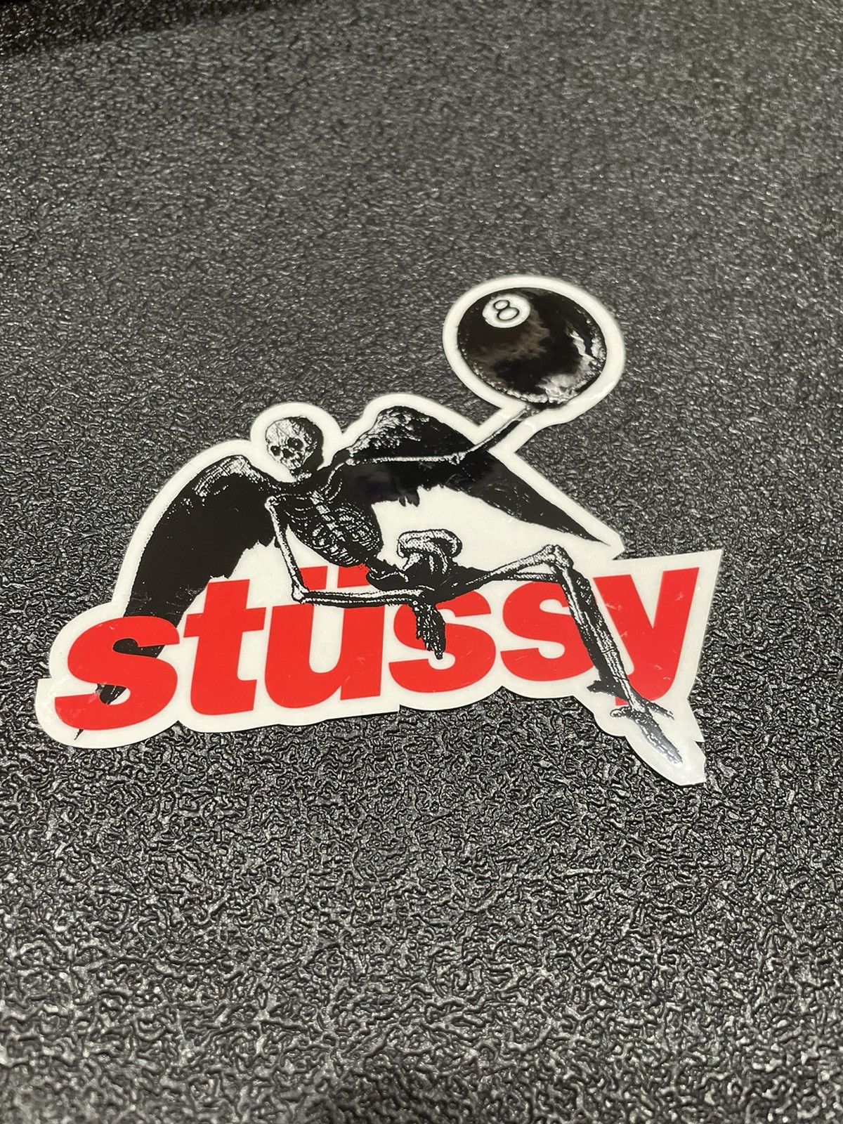 Streetwear × Stussy STUSSY 8 BALL UNDEAD SKELETON ARCHANGEL BIG LOGO ...