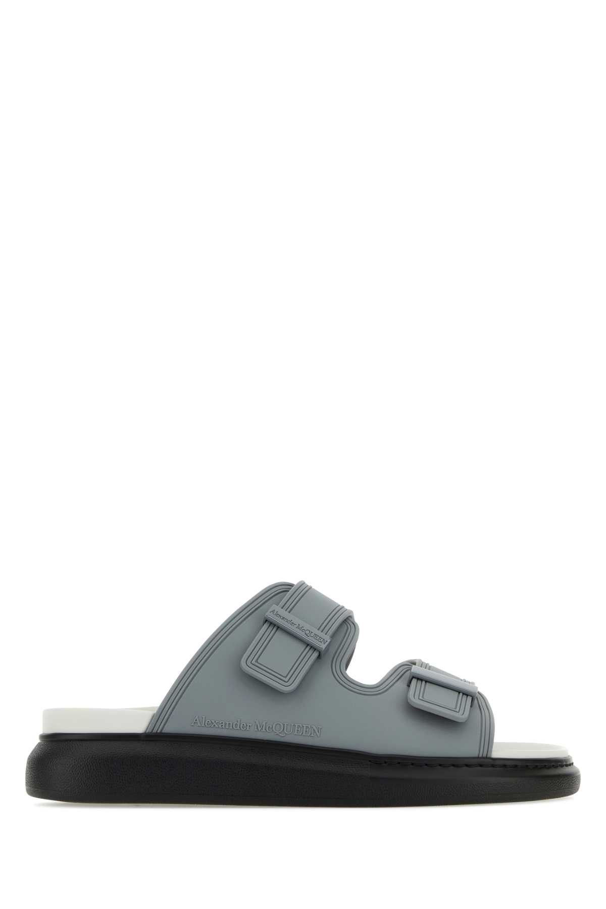 Alexander McQueen Two-Tone Rubber Slippers | Grailed