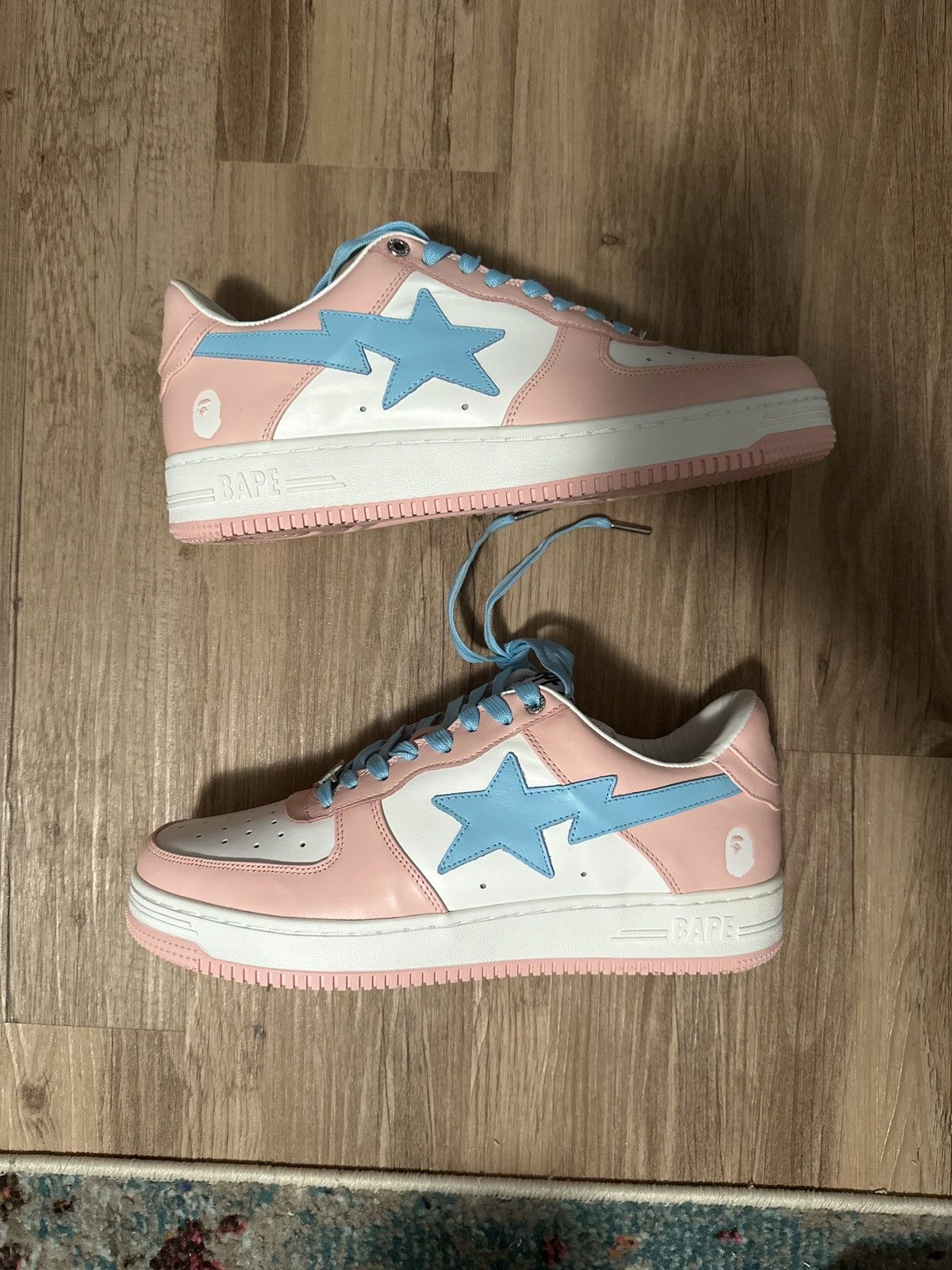 Bape Bape Sta Low - Pastel Pink | Grailed