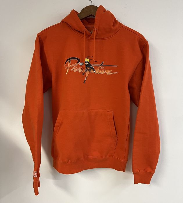 Primitive Primitive Naruto Shippuden Anime Hoodie Adult Small Orange ...