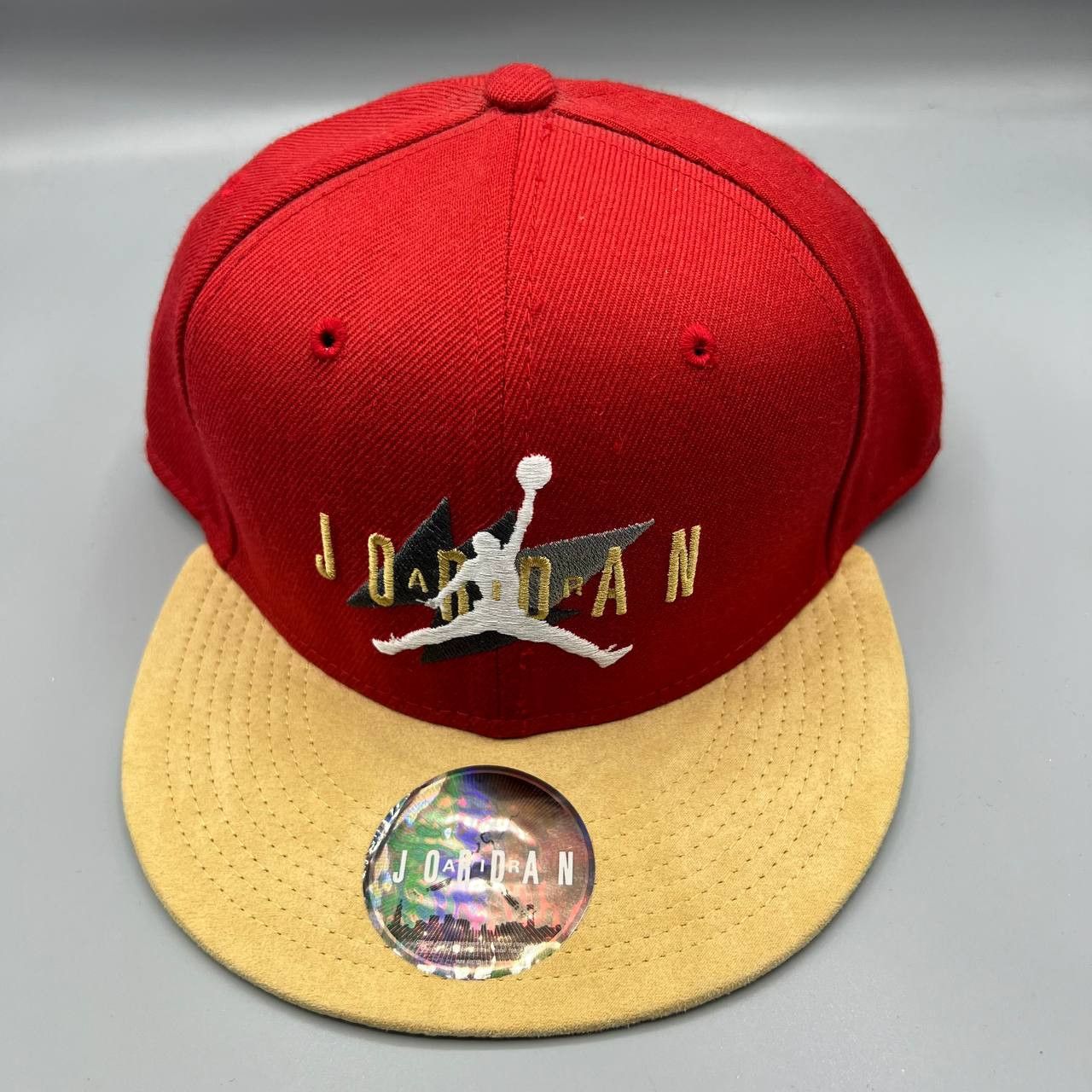 Jordan Brand Air Jordan Hat Men Red Yellow MVP Jumpman Snap Back Cap ...