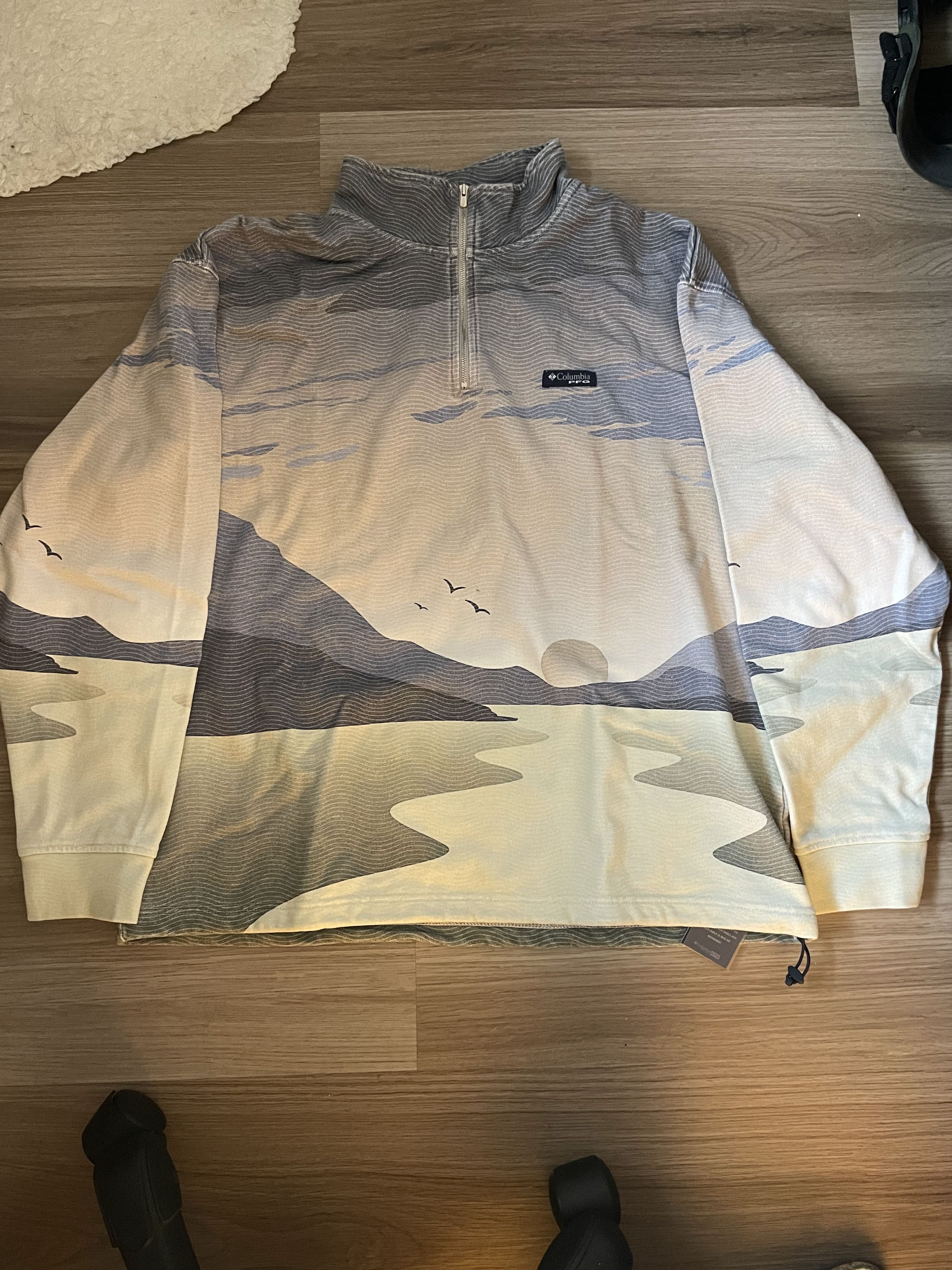 Columbia × Kith Kith Columbia PFG Nocturnal Quarter-zip | Grailed