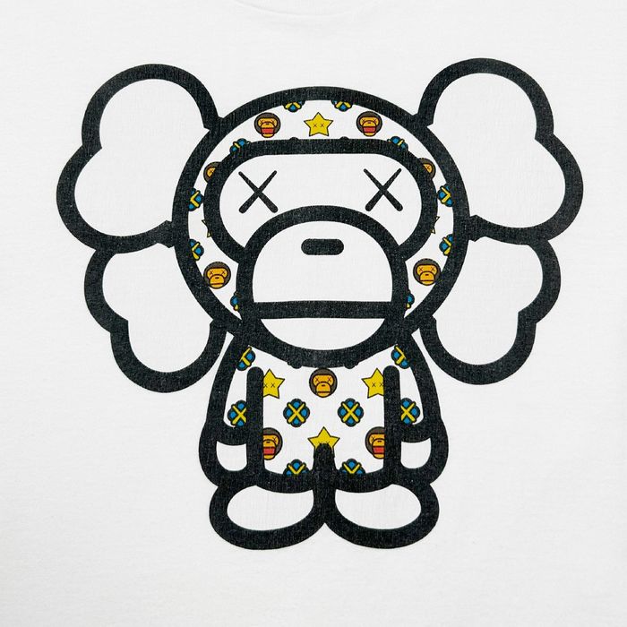 Bape Bape x Kaws Baby Milo Monogram Tee | Grailed