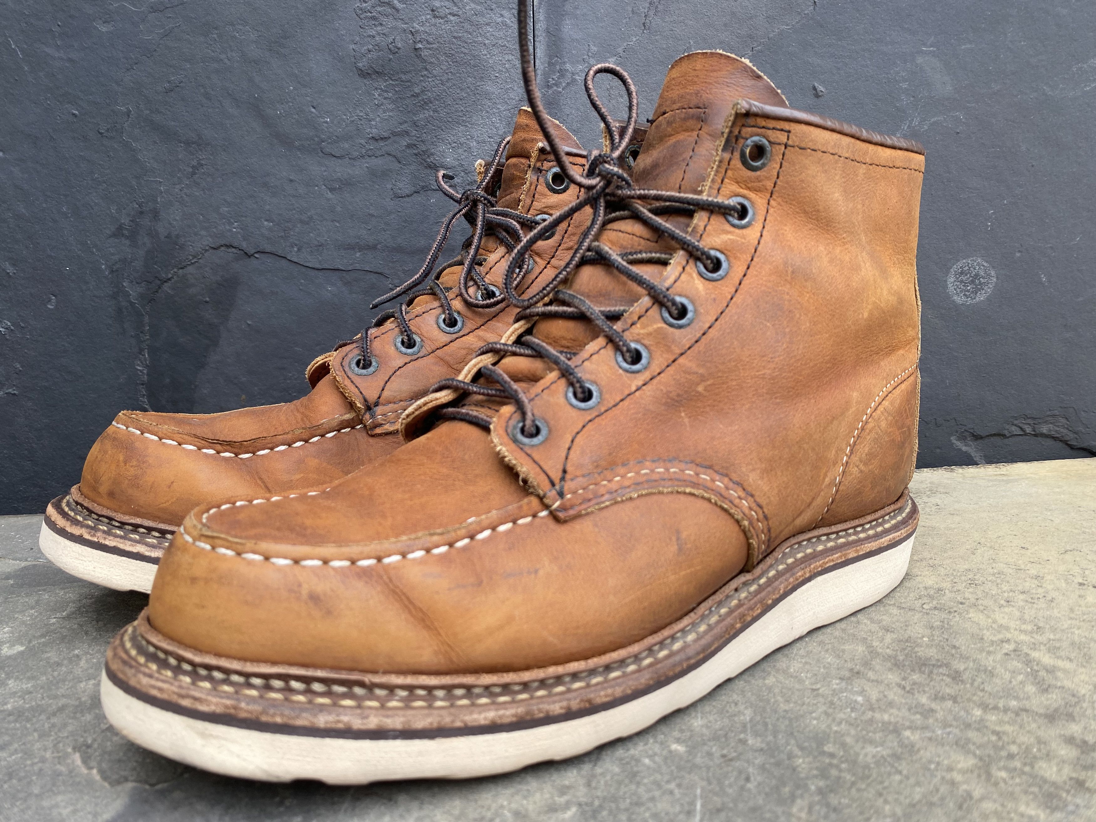 Red Wing Red Wing Classic Copper Rough & Tough Moc Toe, Work #1907 ...