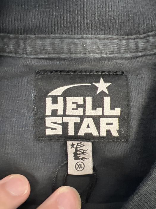 HELLSTAR Hellstar Studio Classic Logo Black T-Shirt | Grailed