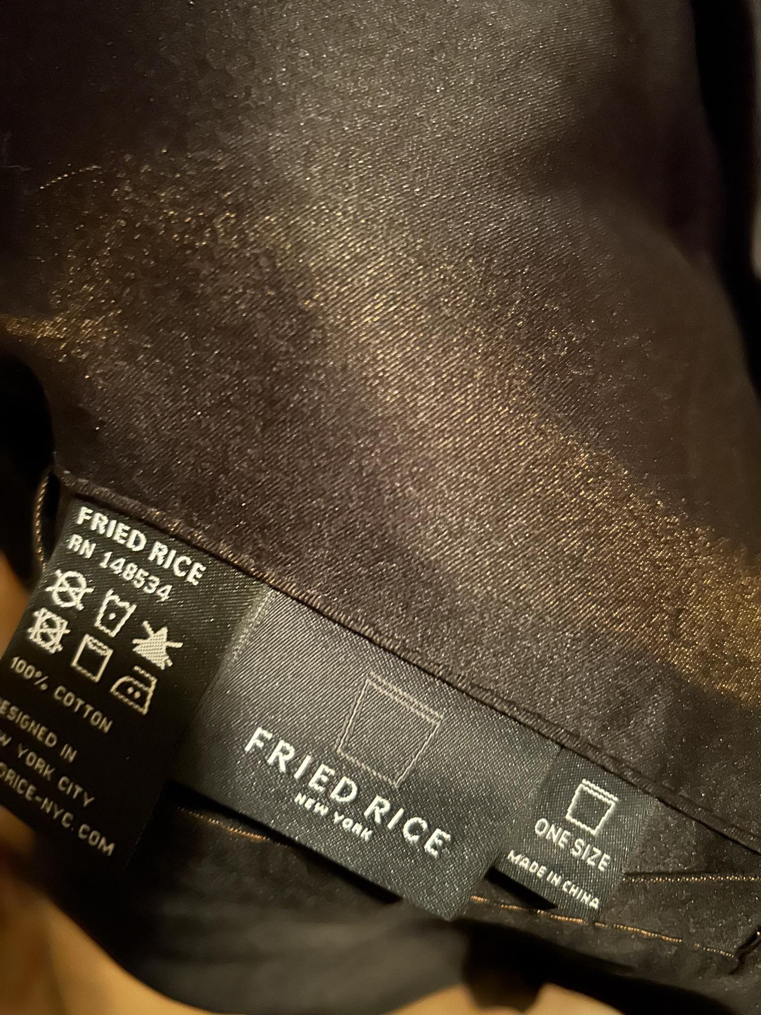 Fried Rice Black and Gold Kimono | Grailed