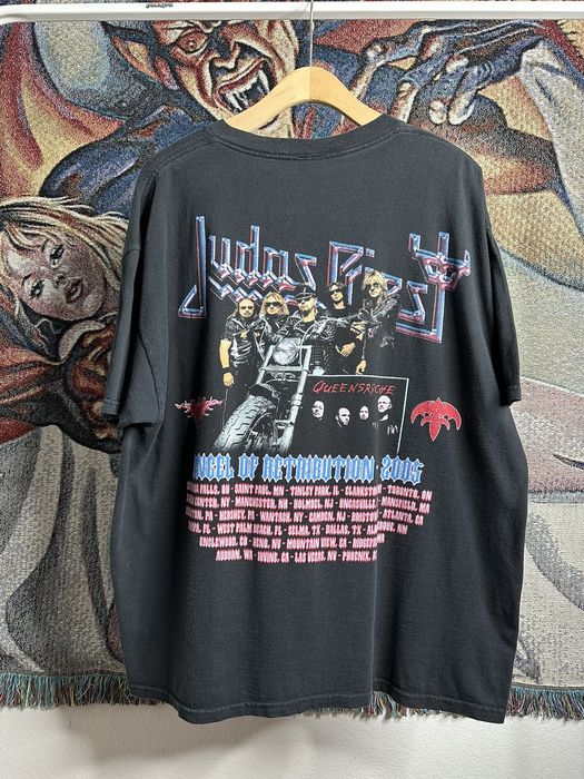 Vintage 🧟‍♀️Vintage Y2K🧟‍♀️ Judas Priest Angel Of Retribution Tour T ...
