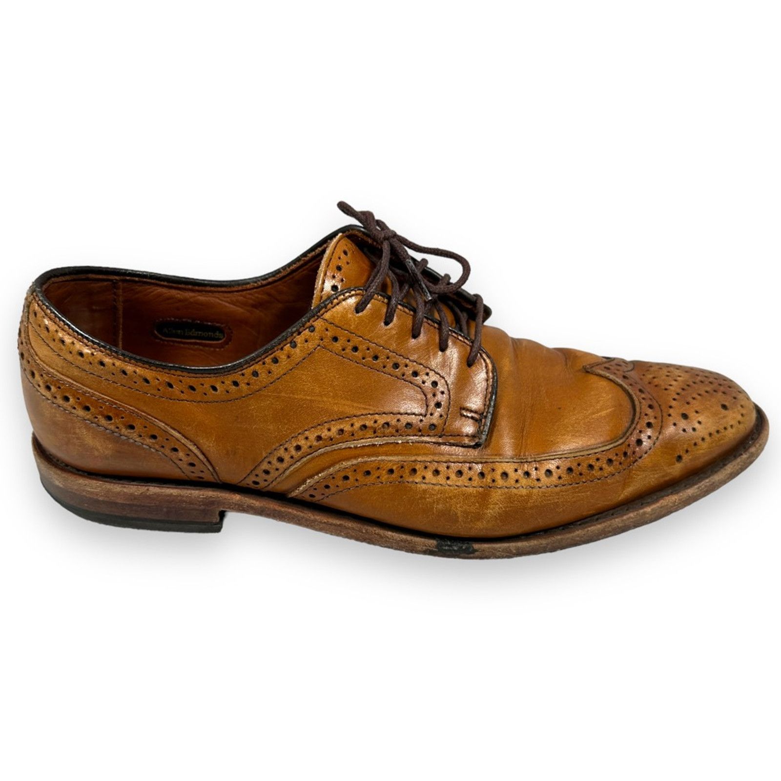 Allen Edmonds Allen Edmonds Stuttgart Oxford Shoes Brown Wingtip 8.5 D ...