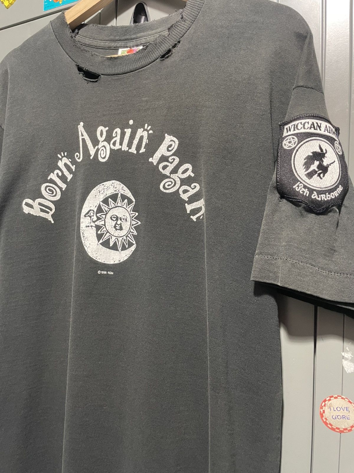 Fruit Of The Loom × Religion × Vintage 1996 Born Again Pagan Wiccan ...