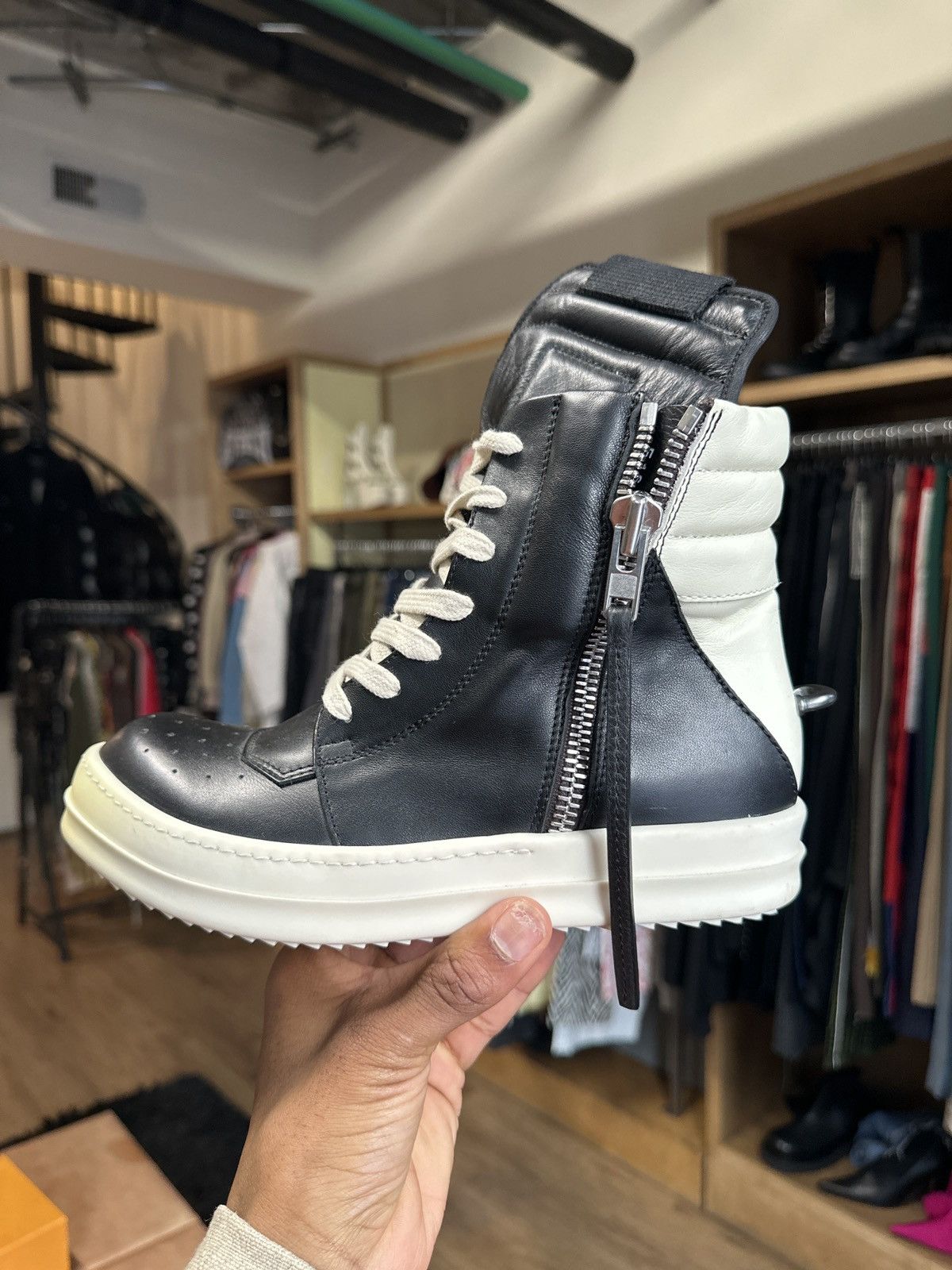 Rick Owens × Rick Owens Drkshdw Cyclops hook geobasket | Grailed