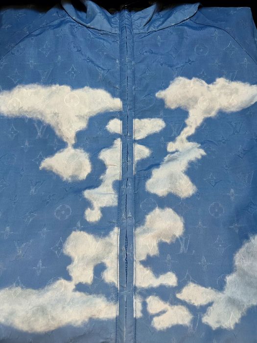 Louis Vuitton Louis Vuitton x Virgil Blue Monogram Cloud Windbreaker | Grailed