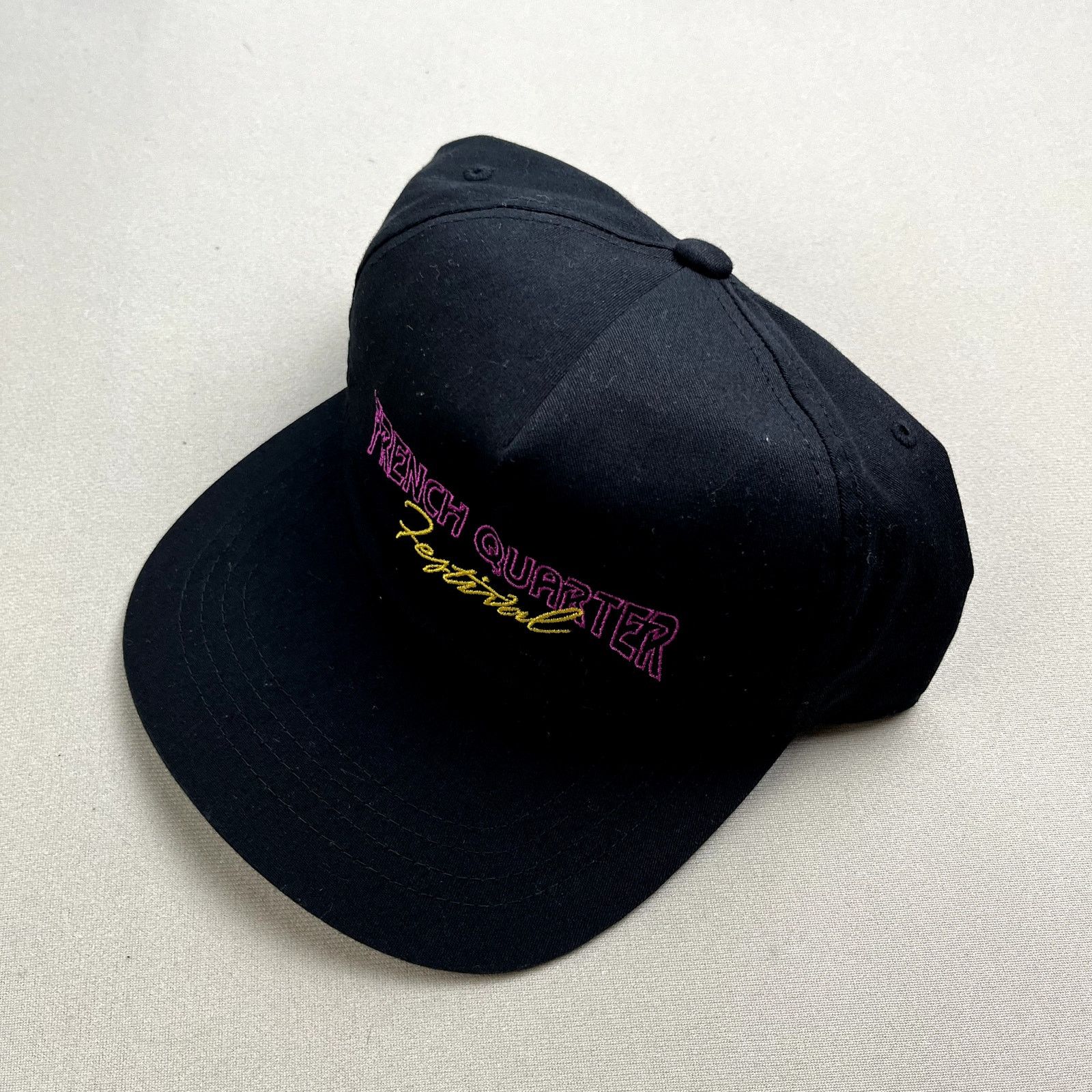 Brand French Quarter Festival Hat Snapback Black New Orleans Music ...