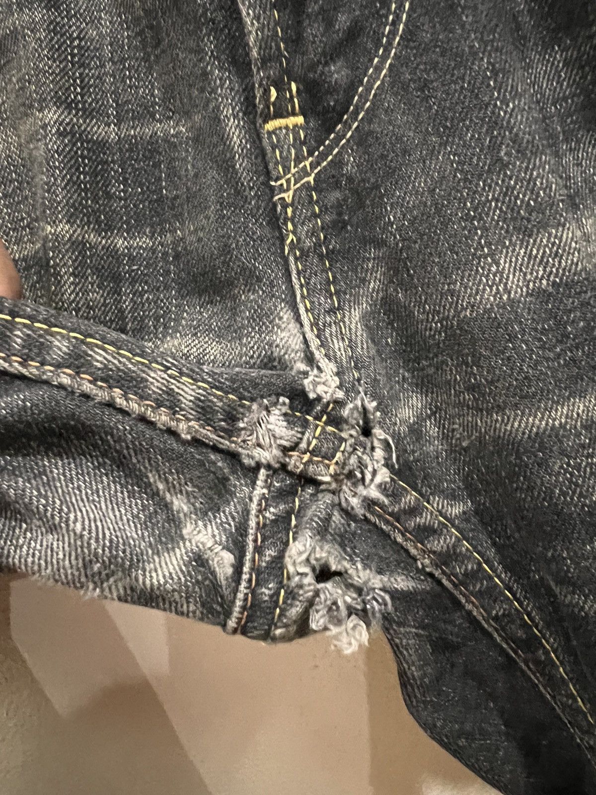 Levi's Vintage Clothing Levis Distressed Skinny Denim Pant | Grailed