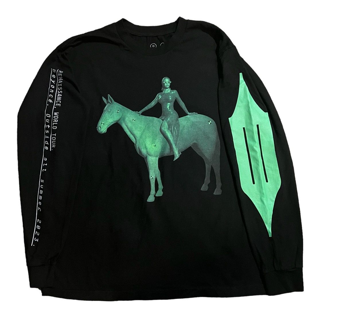 Beyonce Beyoncé Renaissance World Tour Merch Green Horse medium | Grailed