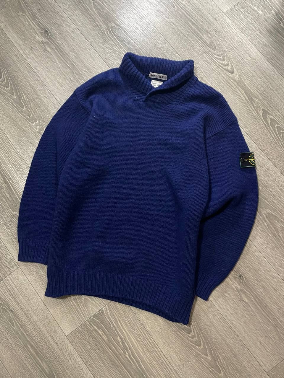 Archival Clothing × Massimo Osti × Stone Island Very Rare Vintage Stone Island Knit Sweater Old ...