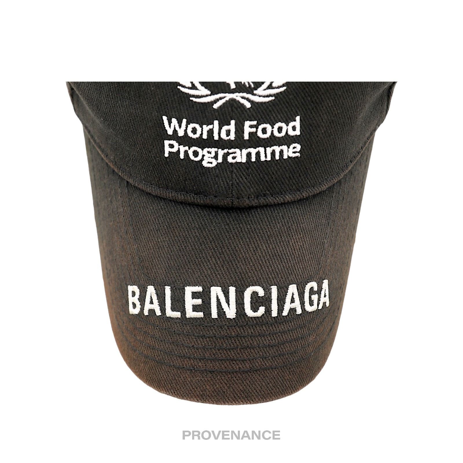 Balenciaga 🔴 Balenciaga WFP World Food Programme Cap - Faded Black ...