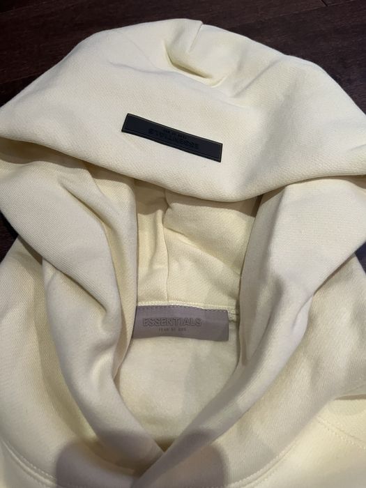 Fear of God Crème Essentials Hoodie 2022 | Grailed
