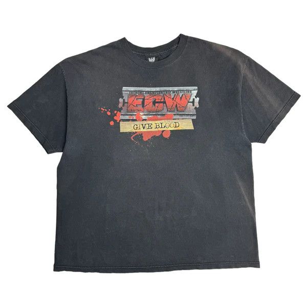 Wwe VINTAGE ECW GIVE BLOOD /EXTREME SINCE 1993 WRESTLING T-SHIRT | Grailed