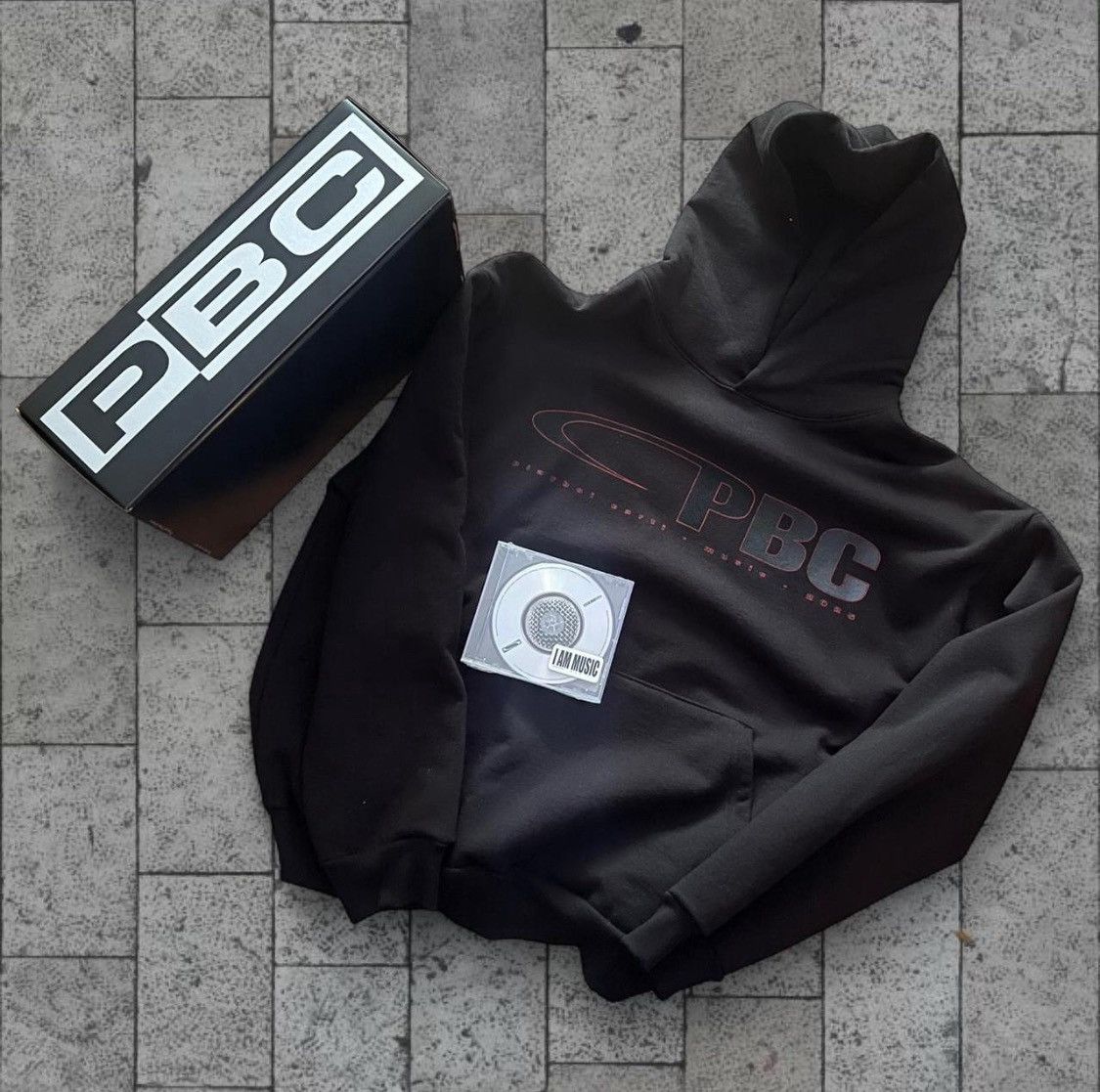 Playboi Carti Playboi Carti MUSIC red outline PBC logo hoodie Boxset ...