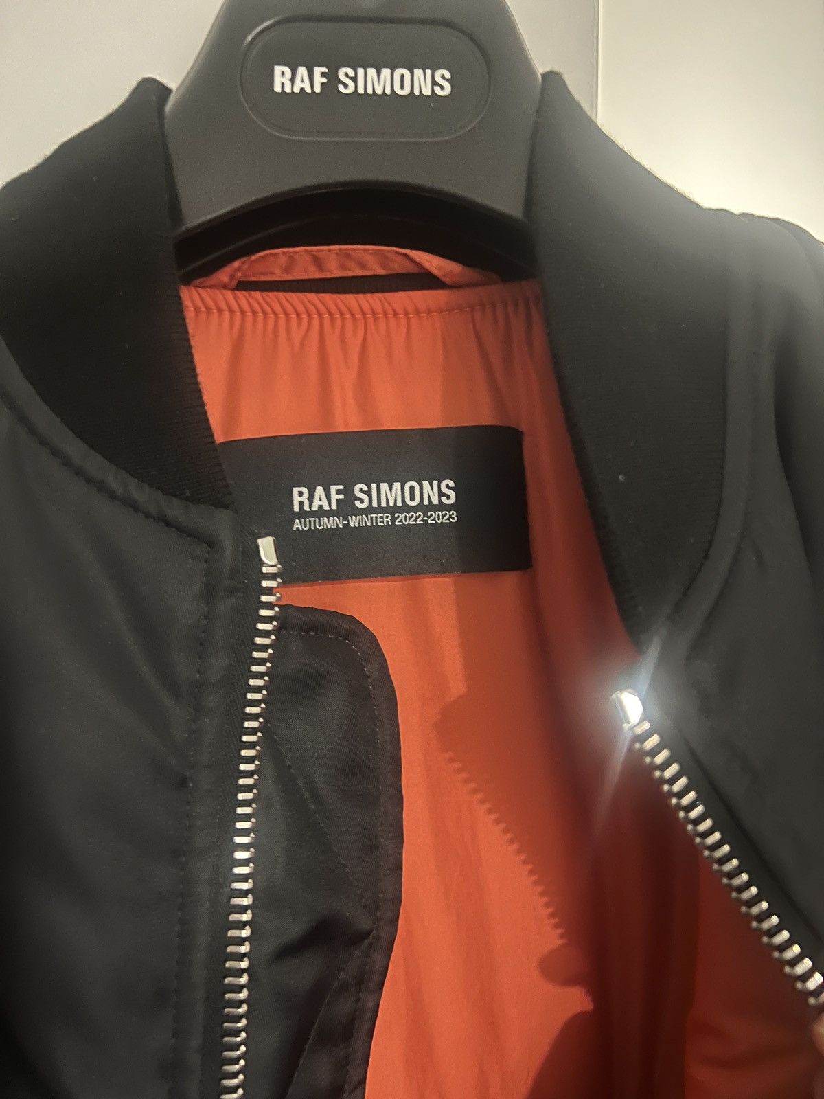 Raf Simons Raf Simon’s long coat bomber show piece | Grailed