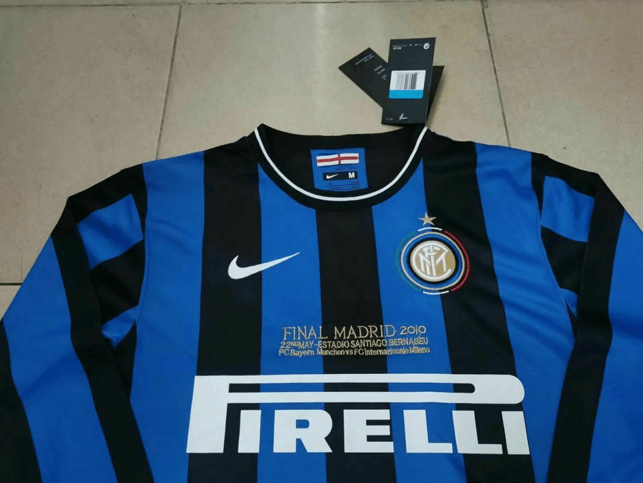 Designer 2009-10 Inter Milan Home Long Sleeve Retro Soccer Jersey | Grailed