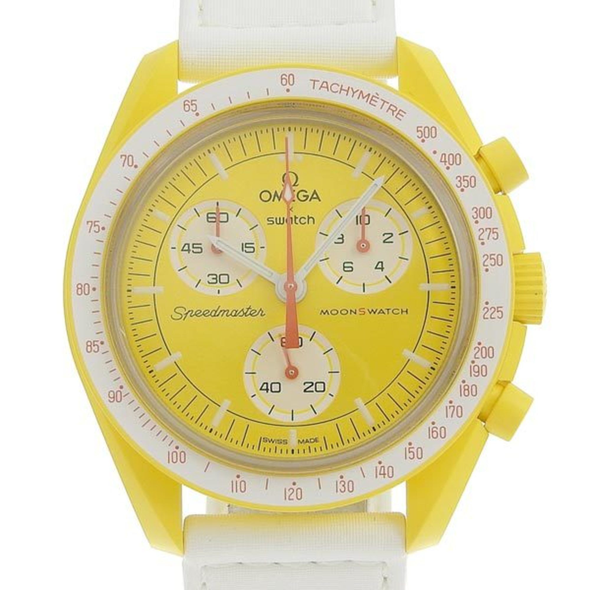 Omega Omega Swatch Collaboration Speedmaster Men's Quartz Velcro gg ...