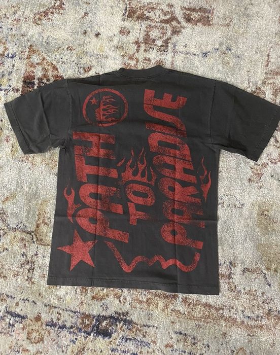 HELLSTAR Hellstar studios records path to paradise jesus emblem tee ...
