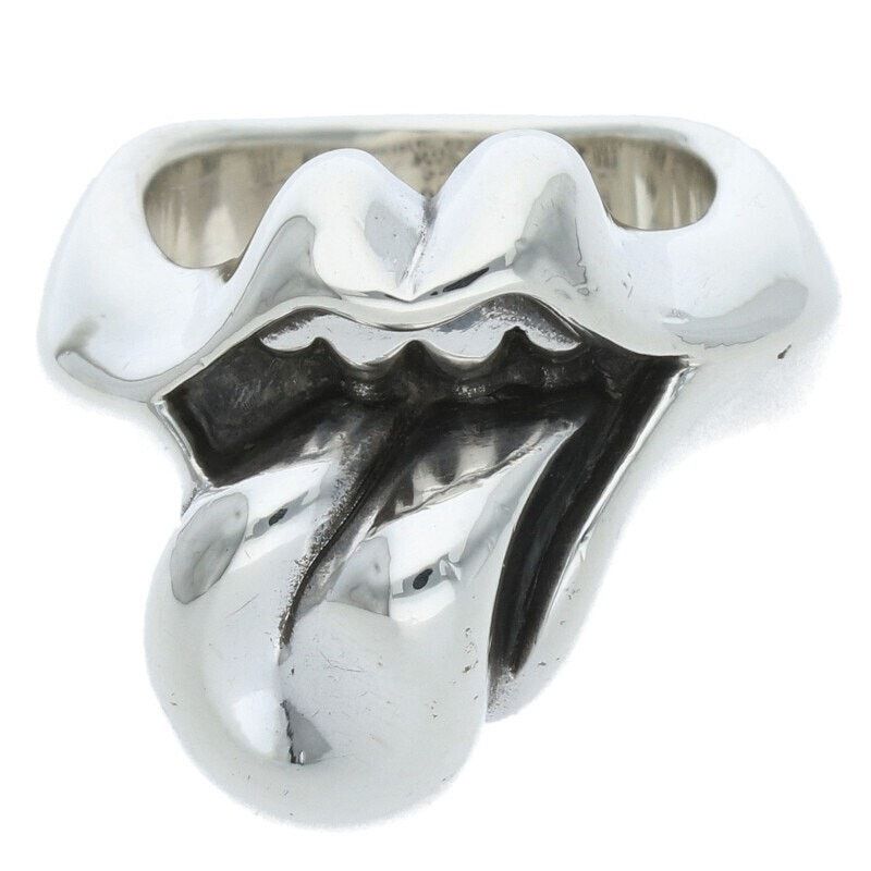 Chrome Hearts Chrome Hearts Lip and Tan Medium Silver Ring | Grailed